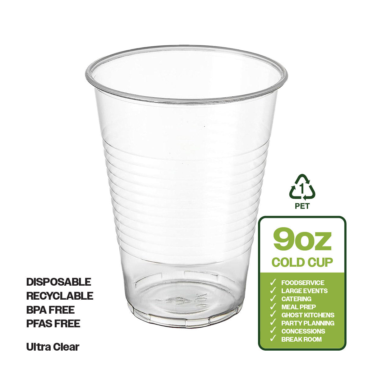 Ciao! 9OZ Polypropylene Disposable Cup (Case of 1,000) – FulPac